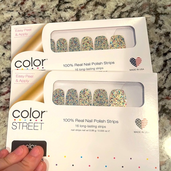 Color Street | Makeup | Brand New Color Street Nail Strips Glitter ...